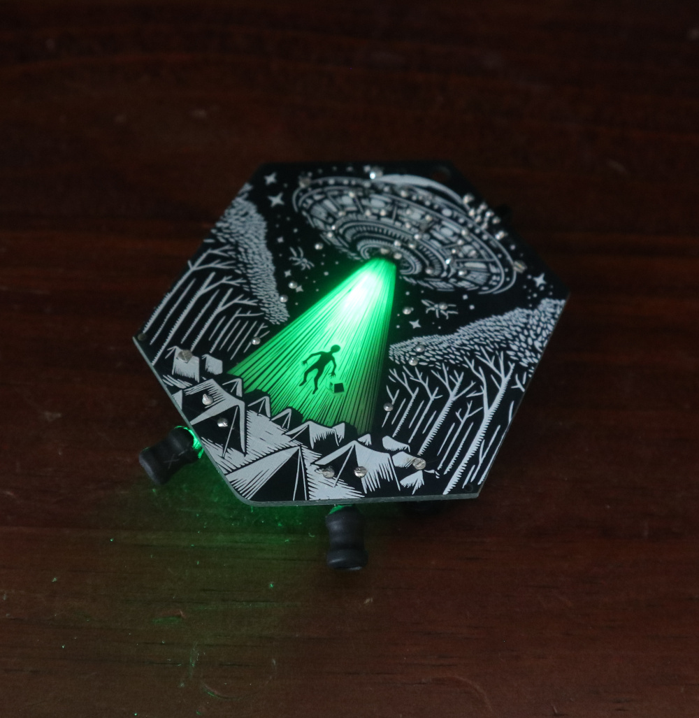 Two For The Price Of One: BornHack 2024 And 2025 Badges | Hackaday