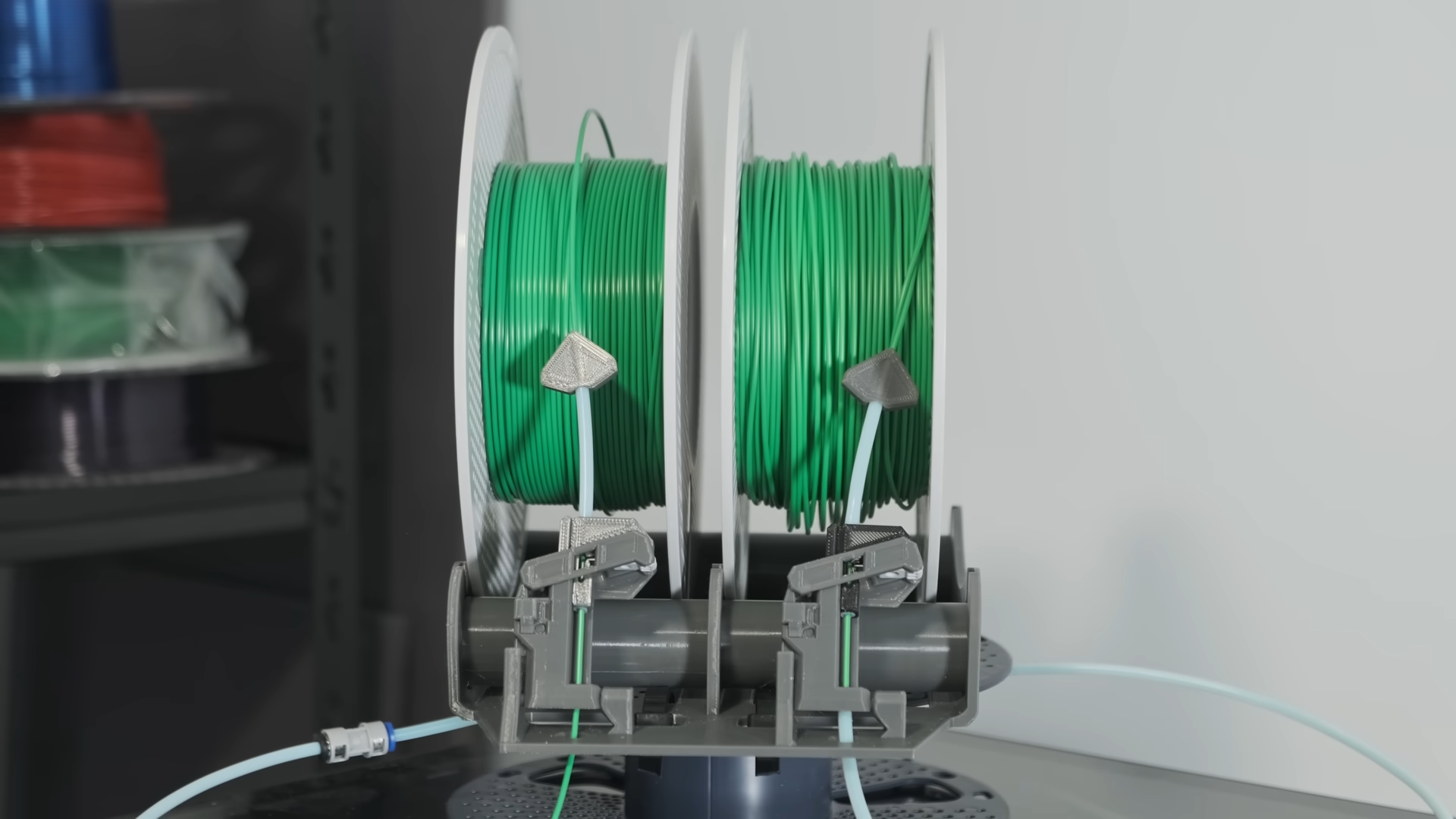 I Tried Making My Own 3D Printing Automatic Filament System 8-5 ...