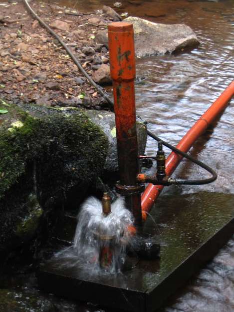 How Hydraulic Ram Pumps Push Water Uphill With No External Power Input ...