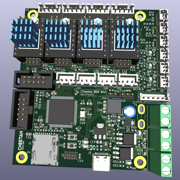 Cheetah MX4 Mini: A Pint-Sized 3D Printer Controller | Hackaday