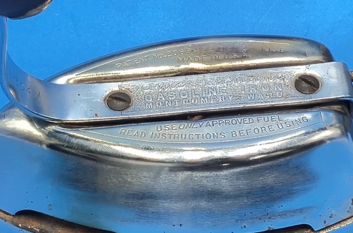 The Montgomery Ward Gasoline-Powered Clothes Iron | Hackaday